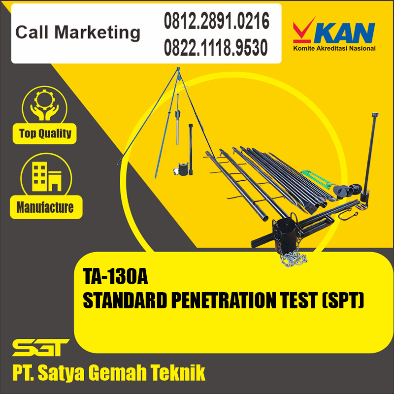 SPT TEST – STANDARD PENETRATION TEST – Satya Gemah Teknik